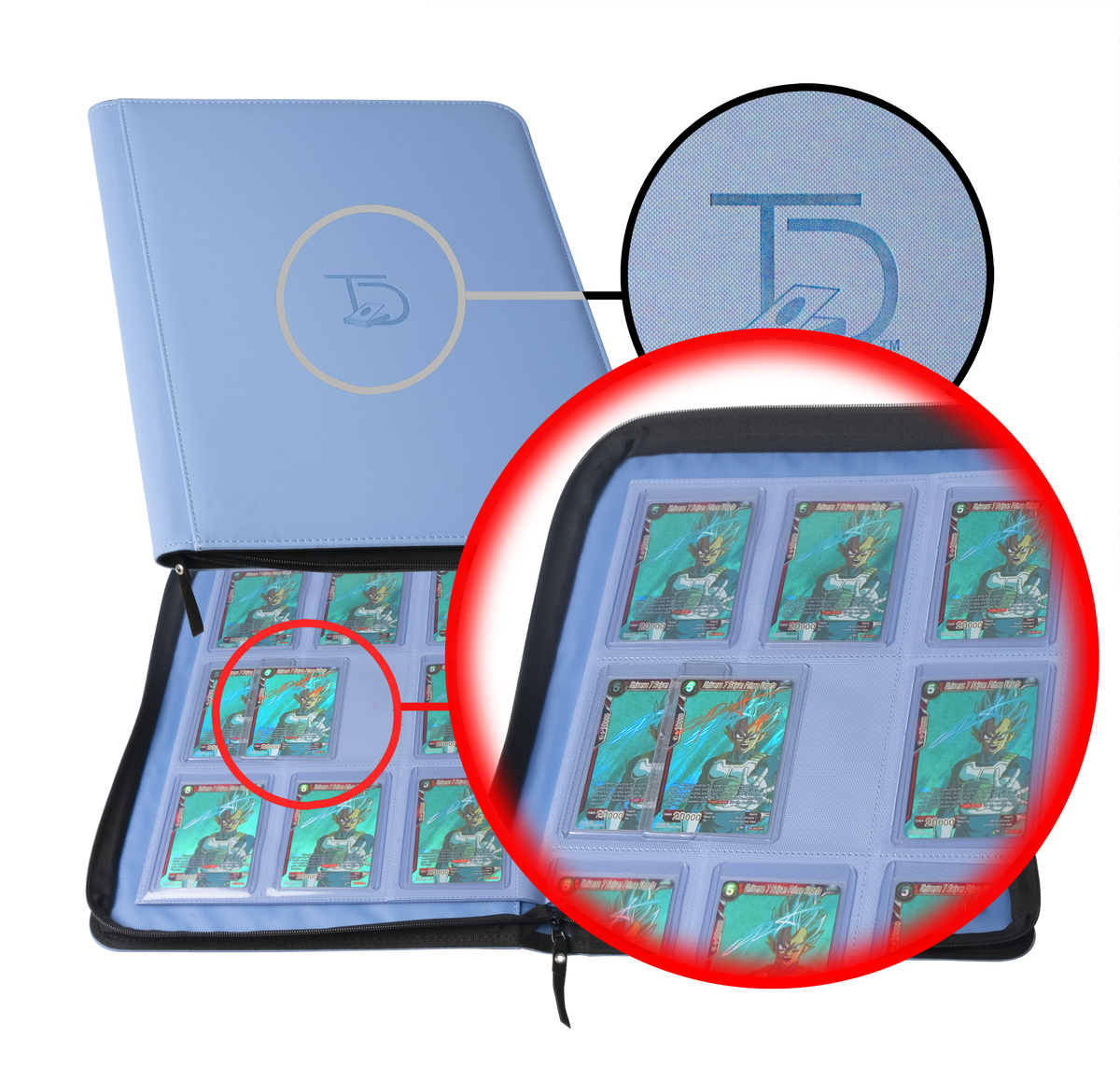 TopDeck TopLoader Binder | 216 Cards (Celeste)